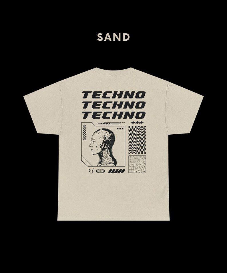 Techno Shirt, Techno Music T-shirt, Techno Clothes, Techno Top, Rave T ...