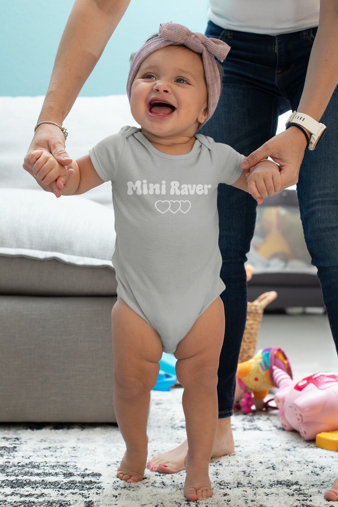 Mini Raver Baby Short Sleeve Onesie®, Baby Bodysuits, Rave Baby Outfit ...