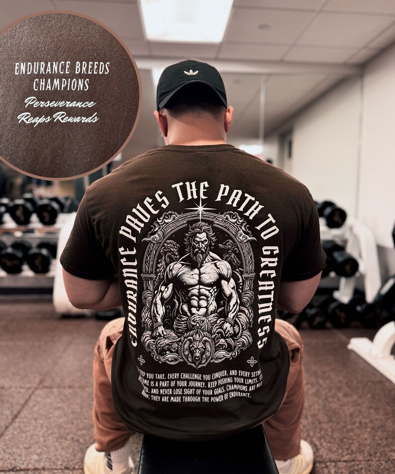 Endurance Shirt, Workout Shirt, Gym Shirt, Pump Cover, Gym Gift for Him ...