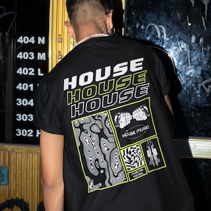 House Music Shirt, House Music T-shirt, Rave Shirt, Rave Outfits, EDM ...