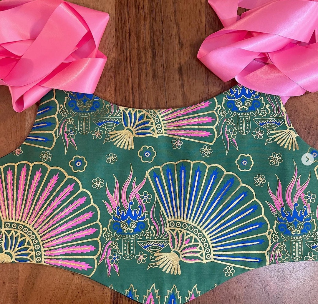 Tropical Vintage Fabric Corset - Etsy