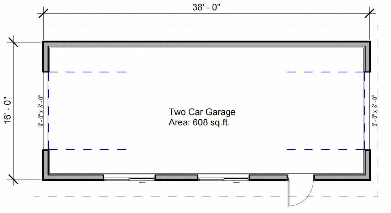 Drive Through Garage, 16'x38' - Etsy