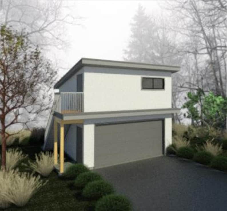 Modern 2 Car Garage With a Loft/mezzanine, 20'x20' - Etsy