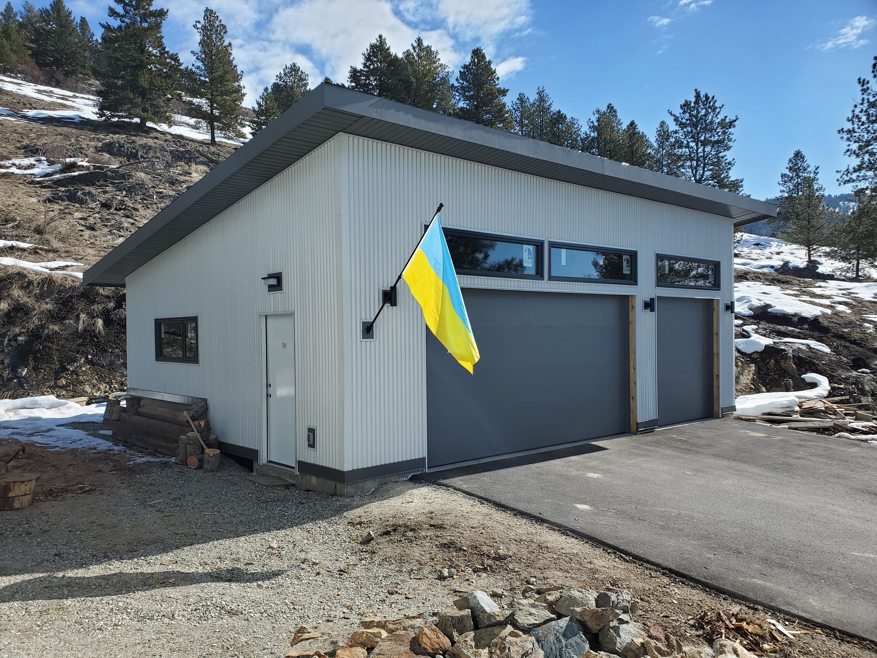 Modern 3 Car Garage, 32'x24' - Etsy