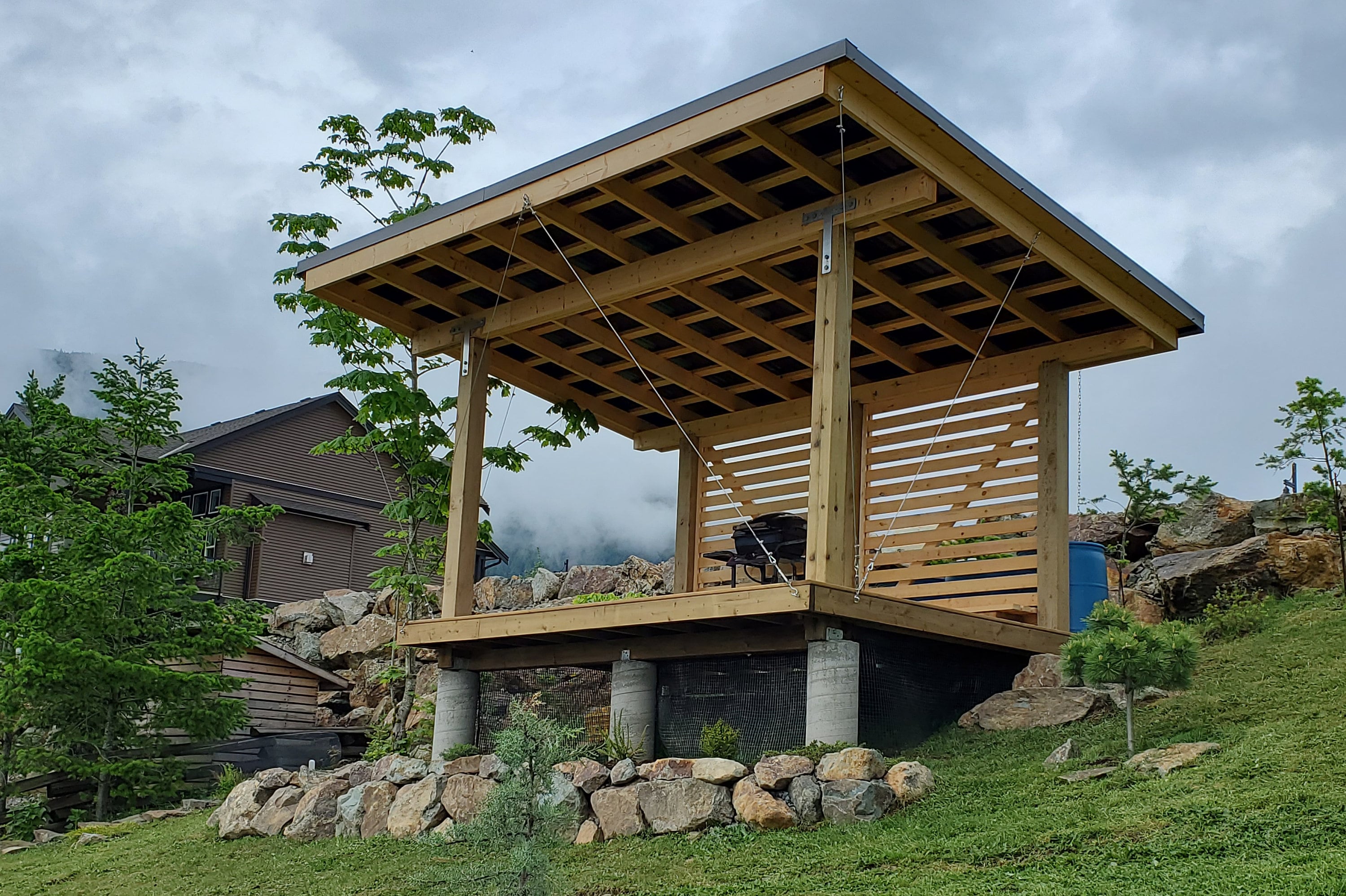 Gazebo/ Viewing Platform/ Pergola/ Covered Deck 12x9 - Etsy