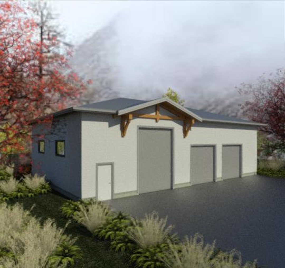 Shop, 3-bay Garage, RV Storage 60'x40' - Etsy