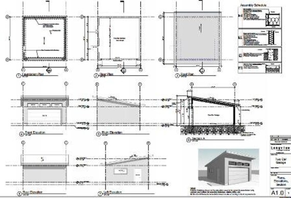 Double Garage Construction Drawings