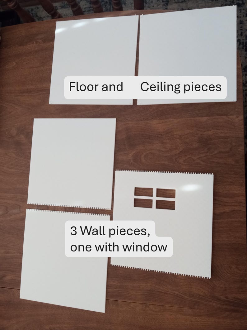 1:12 Scale 3D Printed Room Box - Unfinished Miniature Display - Etsy