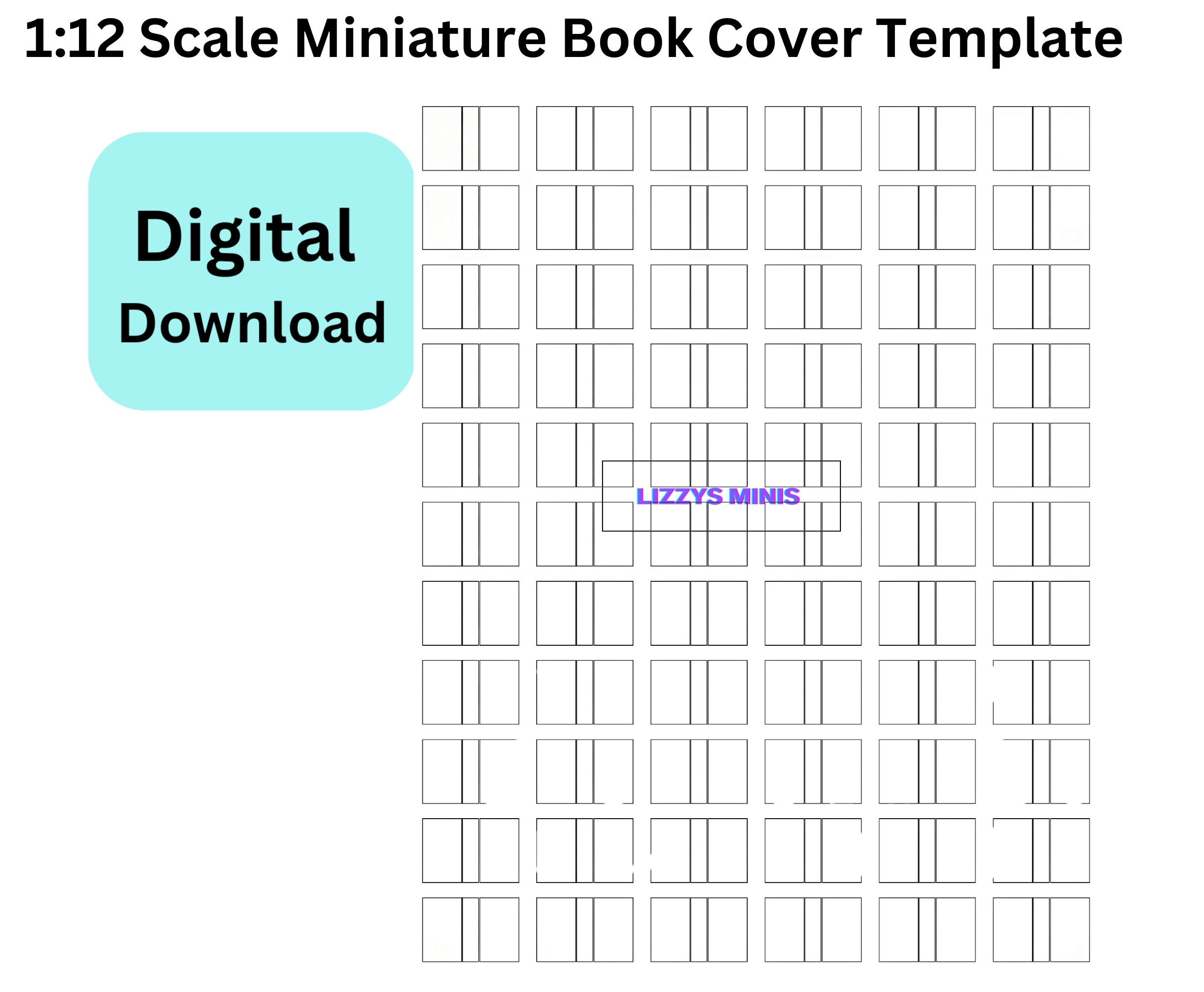 Blank Book Cover Printable