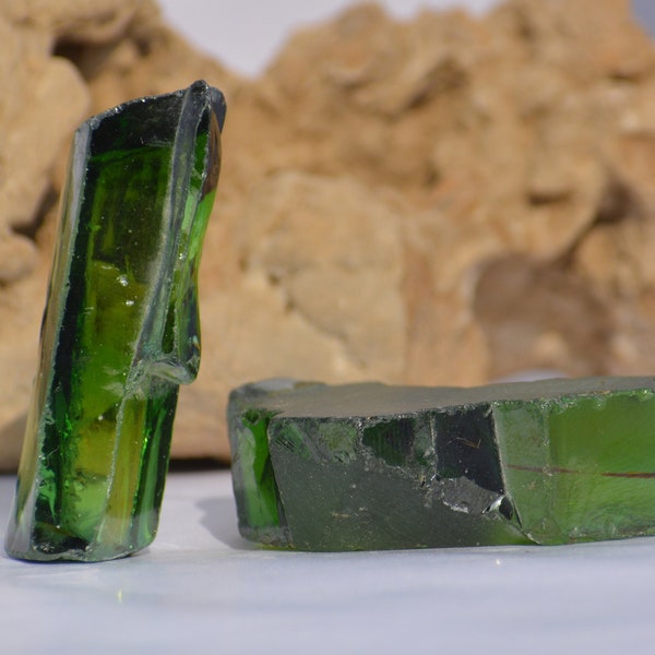 Lab Created Emerald Rough - Etsy