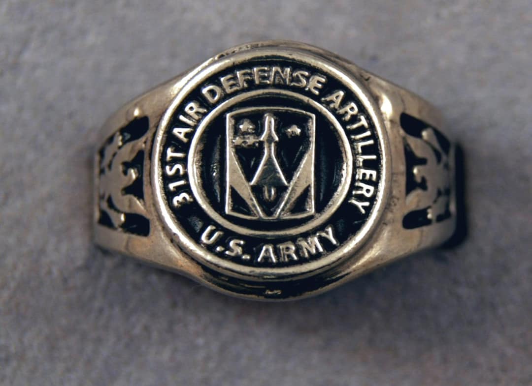 31st Air Defense Artillery Brigade Insignia Ring Ready and Vigilant ...