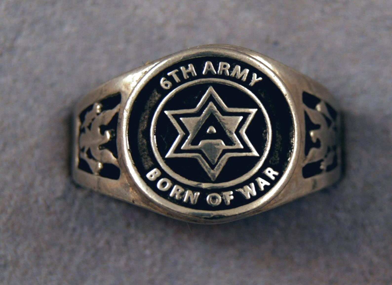 6th Army Insignia Ring - Born of War - Army Group Unit Rings - Etsy