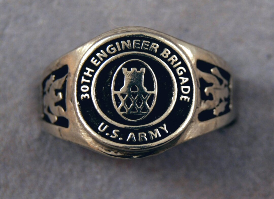 30th Engineer Brigade Ring US Army Engineers Unit Rings - Etsy