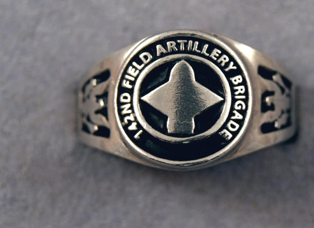142nd Field Artillery Brigade Insignia Ring ARNG Unit Rings - Etsy