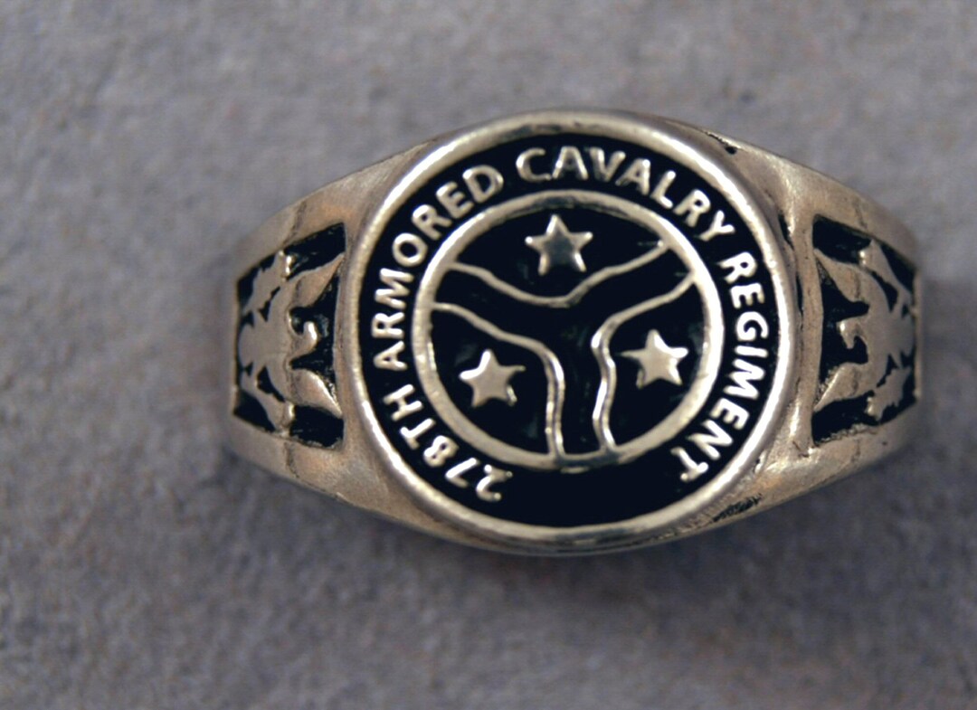 278th Armored Cavalry Regiment Insignia Ring Cav Service Ring Military ...