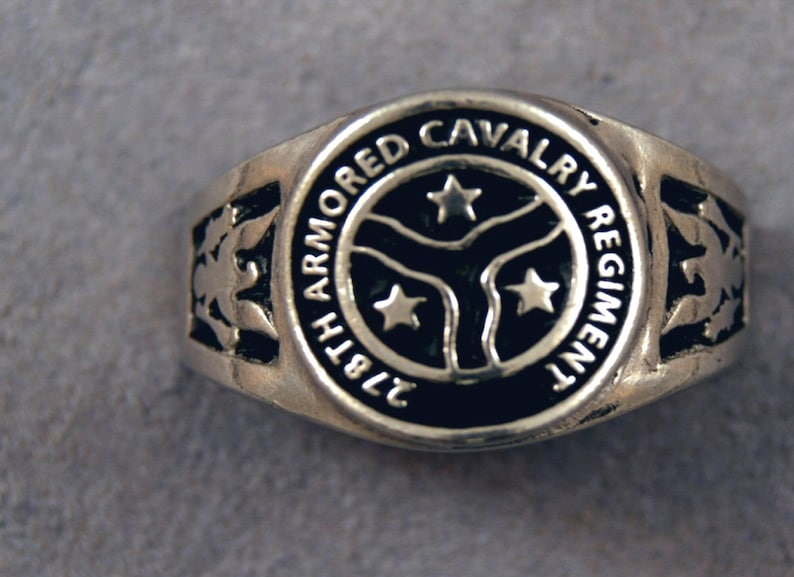 278th Armored Cavalry Regiment Insignia Ring Cav Service Ring - Etsy