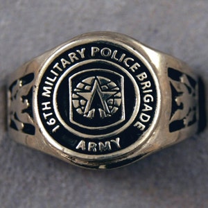 16TH Military Police Brigade Insignia Ring MP Service Ring Military ...
