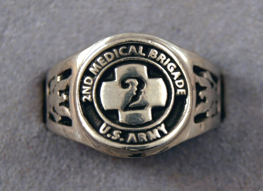 2nd Medical Brigade Insignia Ring Military Signet Unit Rings - Etsy