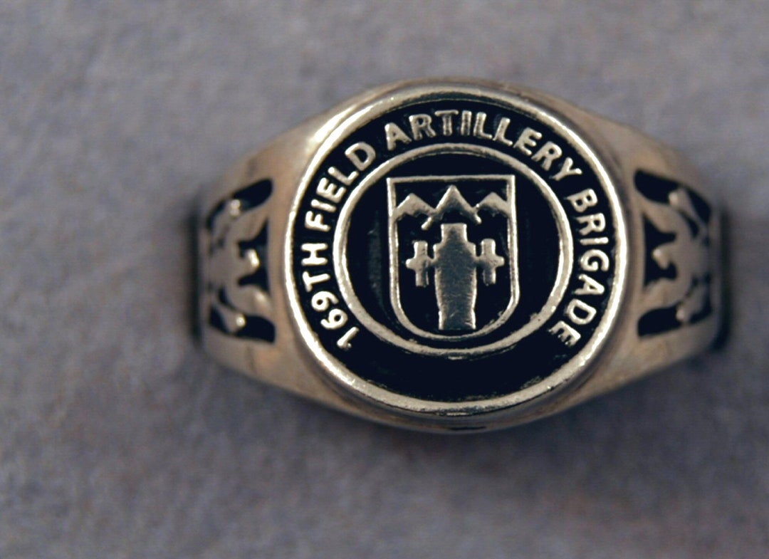 169th Field Artillery Brigade Insignia Ring US Army NG Liberators ...