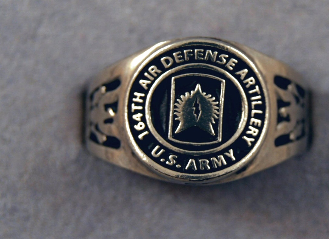 164th Air Defense Artillery Brigade Insignia Ring Florida Army National ...