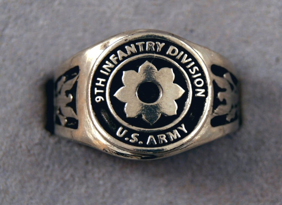 9th Infantry Division Insignia Ring Old Reliables Unit Ring US Army - Etsy