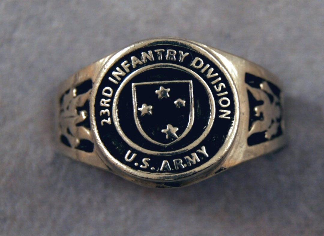 23rd Infantry Division Insignia Ring Americal Division Ring 23ID US ...