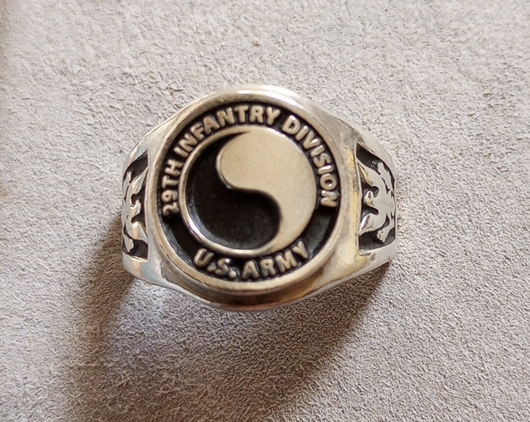 29th Infantry Division Insignia Ring 29ID Ring Military Signet Unit ...