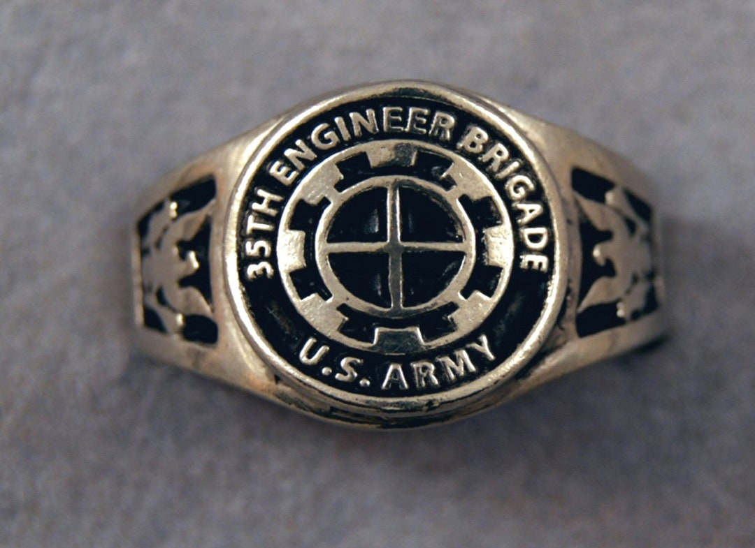 35th Engineer Brigade Ring US Army Combat Engineers Unit Rings - Etsy