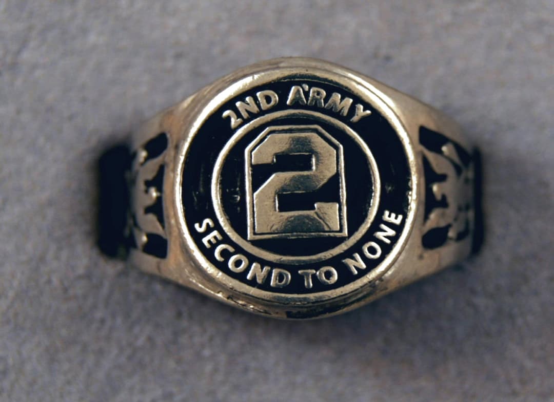2nd Army Insignia Ring Second to None Military Field Army Rings USA - Etsy