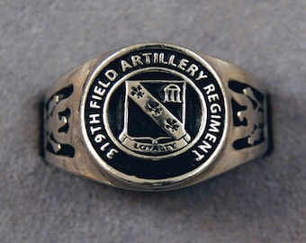 1st Armored Division Insignia Ring Armor Old Ironsides Ring US - Etsy