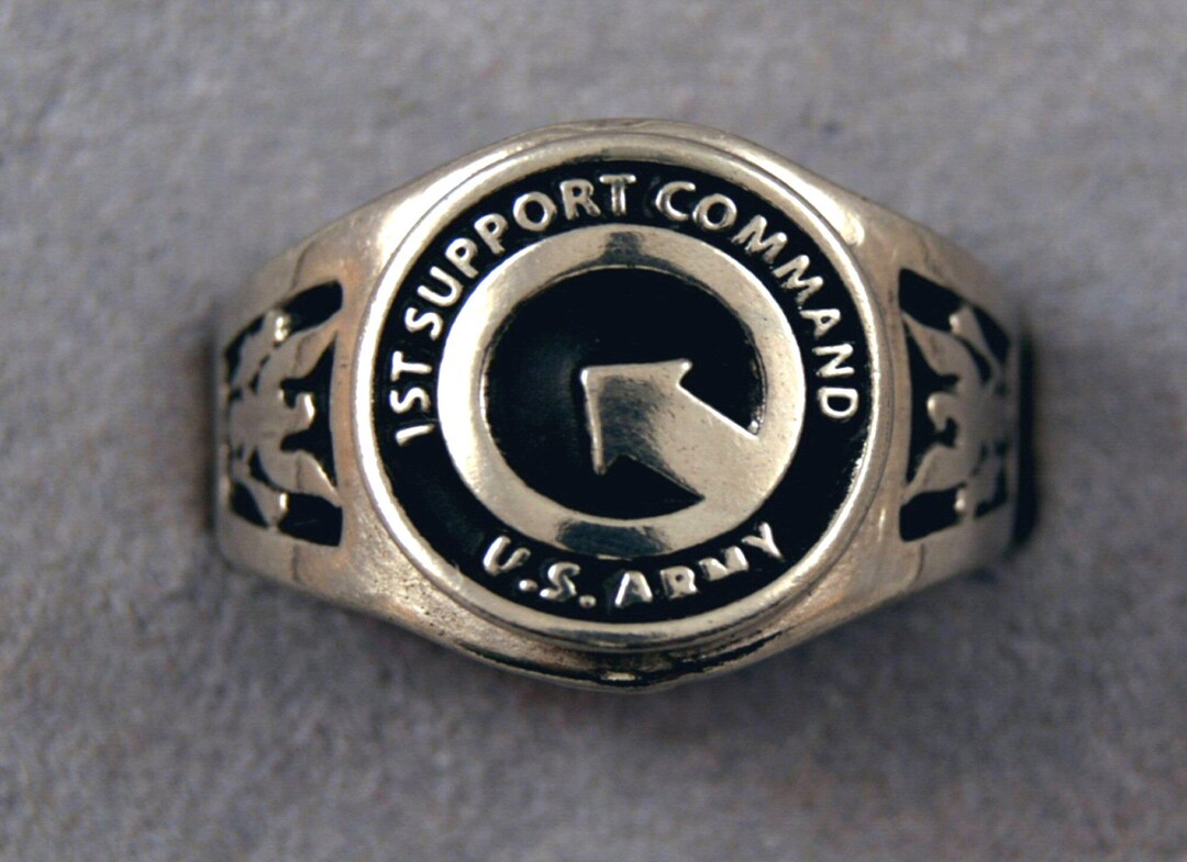 1st Support Command Insignia Ring Unit Ring First Team - Etsy