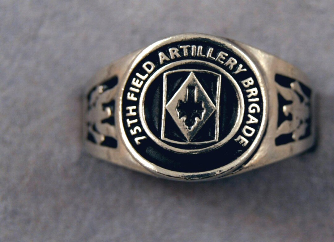 75th Field Artillery Brigade Insignia Ring Diamond Brigade Unit - Tough ...
