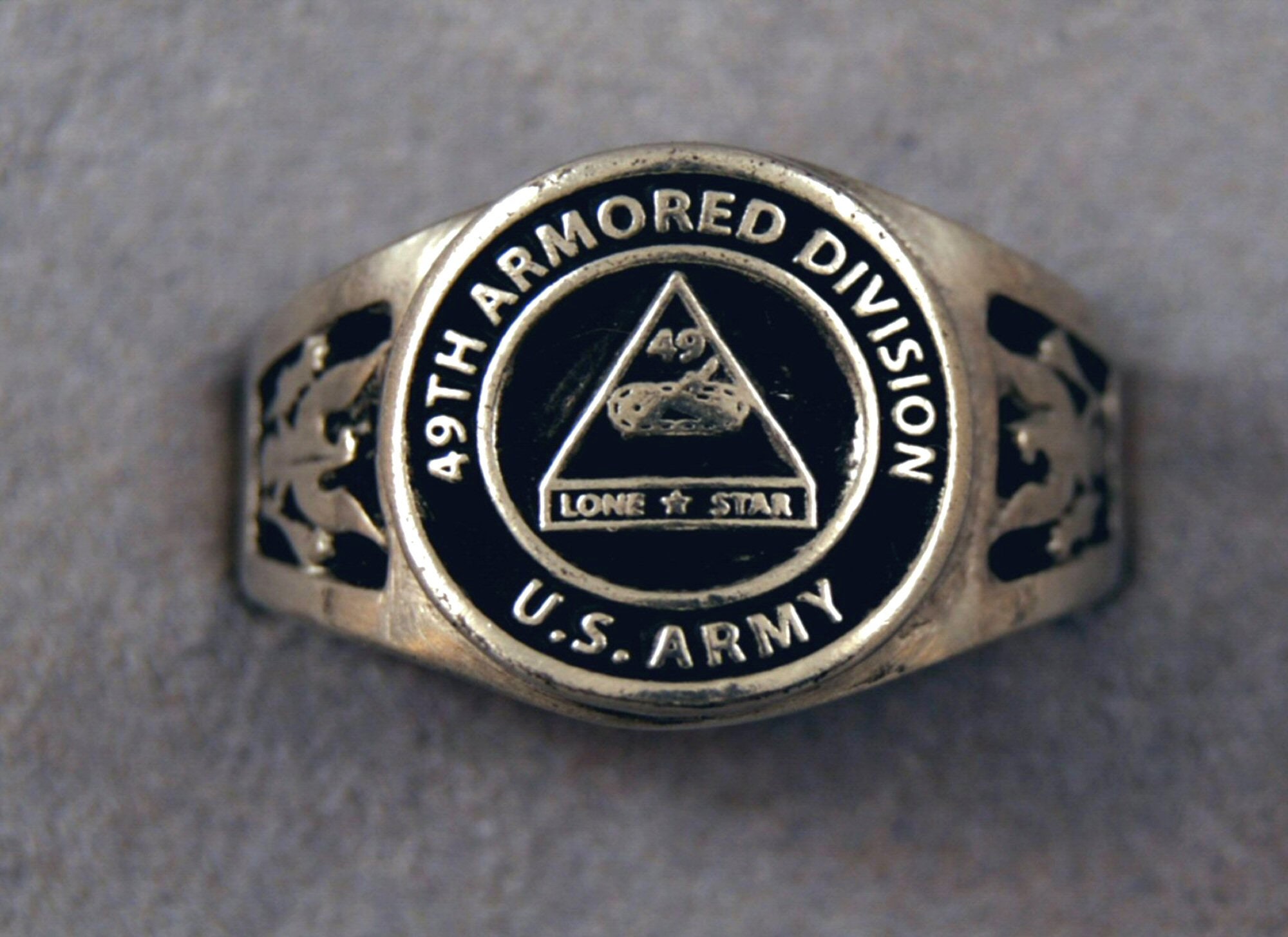 49th Armored Division Lone Star Ring Armor Service Ring US Army - Etsy