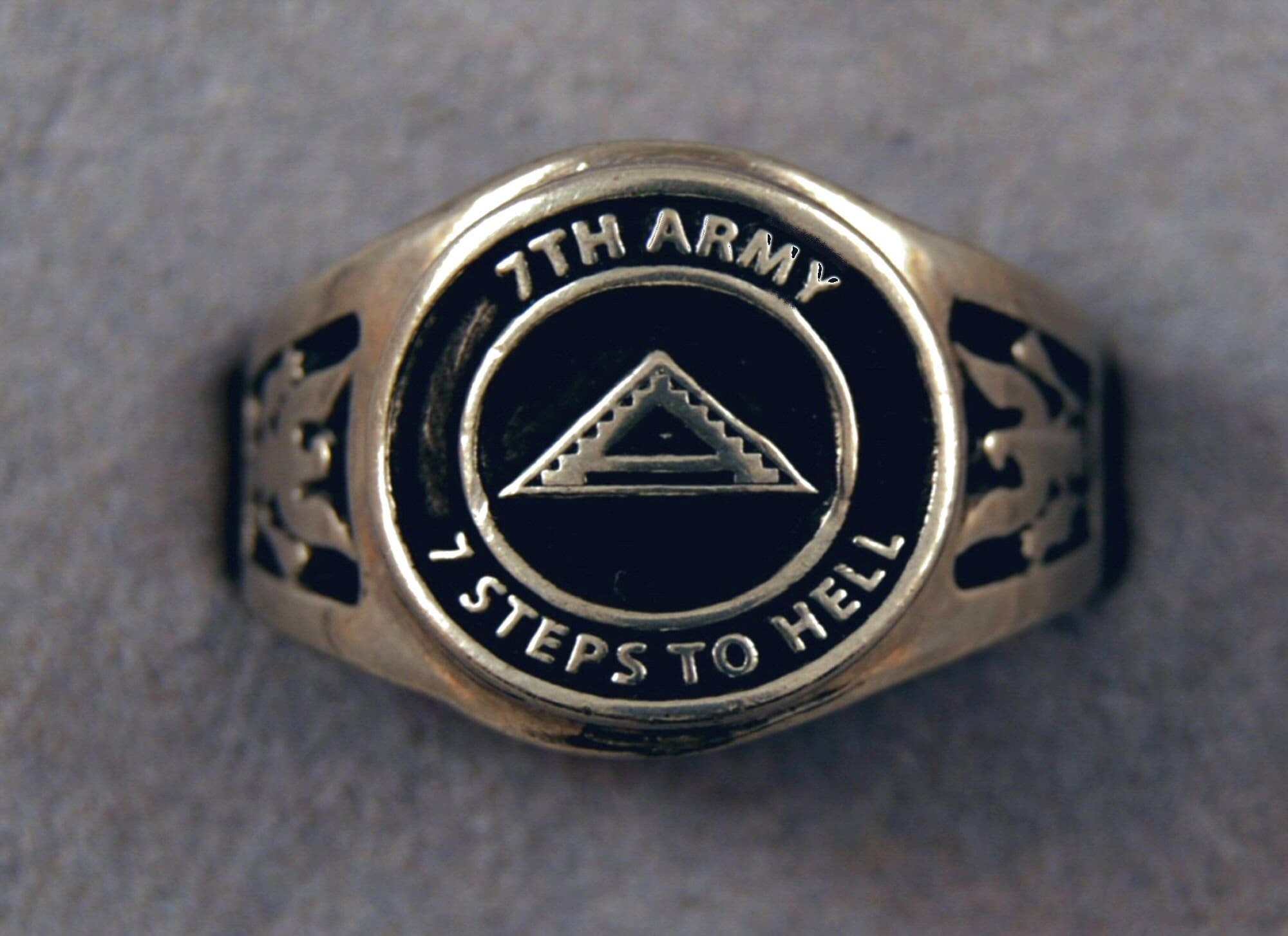 7th Army Insignia Ring 7 Steps to Hell Army Group Unit Rings - Etsy