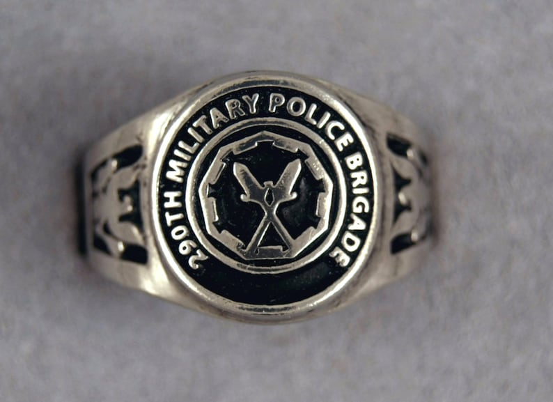 290th Military Police Brigade Insignia Ring MP Service Ring - Etsy
