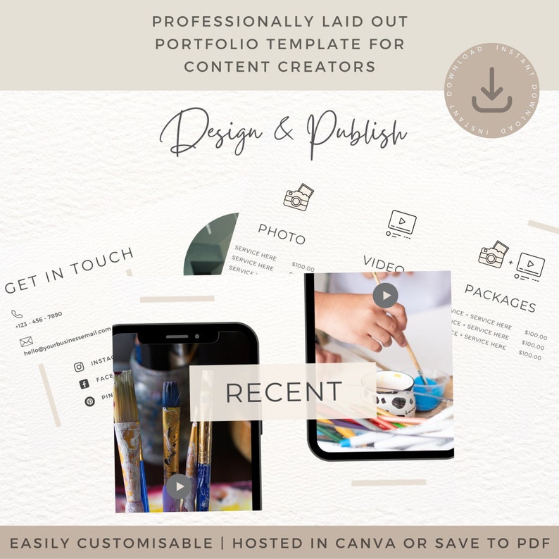 Content Creator, Influencer, Digital Creator, Creator Templates, UGC ...