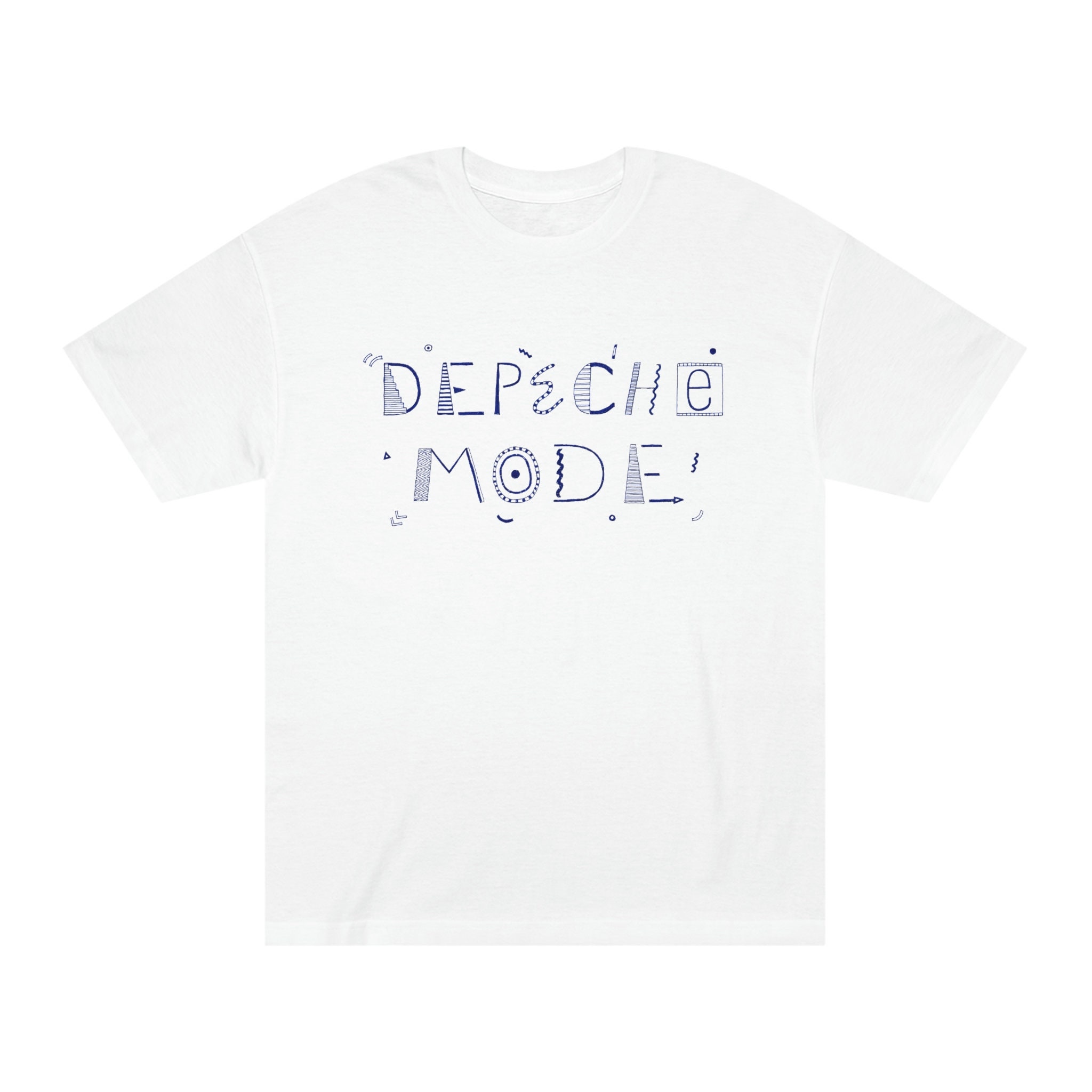 Depeche Mode Tee Shirt, Original Drawing by Timothy Hull - Etsy