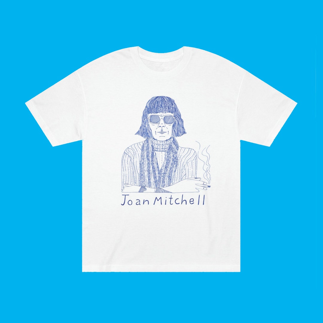 Joan Mitchell Tee Shirt, Original Drawing by Timothy Hull - Etsy