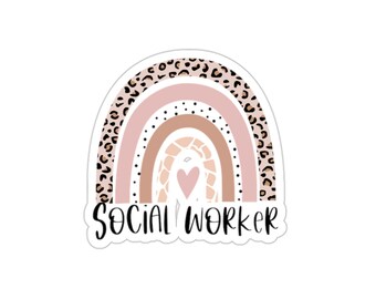 School Social Worker Sticker - Etsy