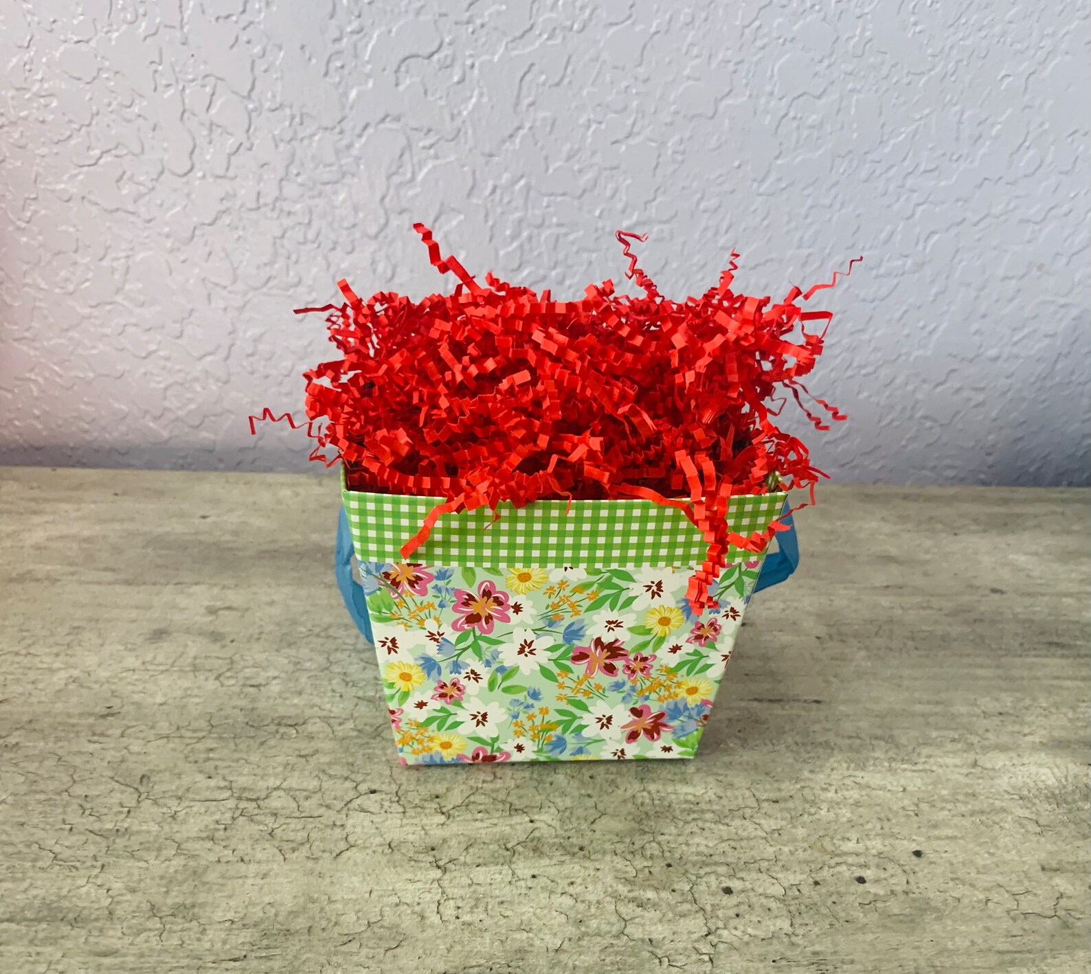 8 Oz Red Kraft Crinkle Paper, Box Filler Shredded Paper, Crinkle Cut ...