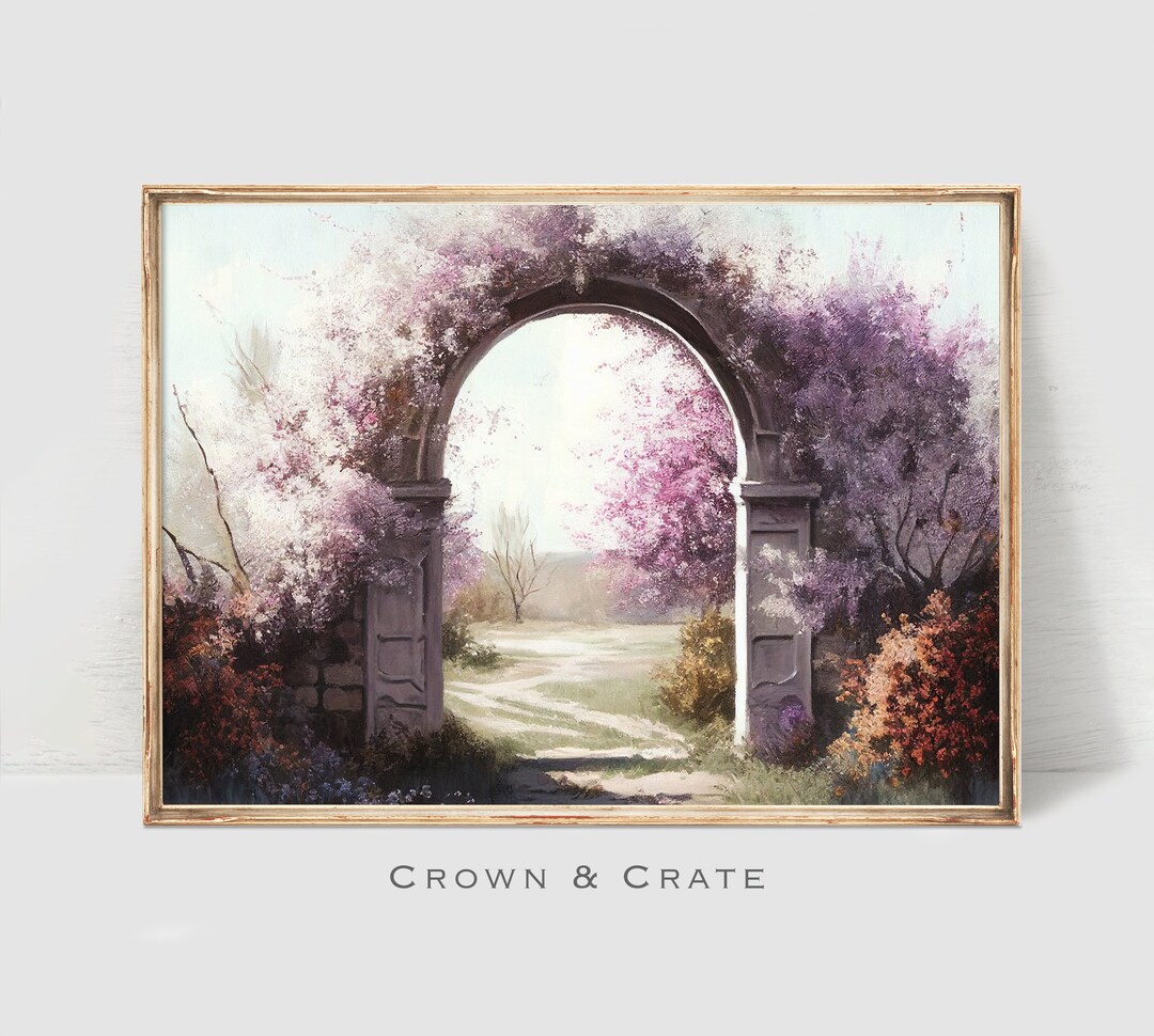 Meadows Floral Gateway Spring Arch Country Décor Cottage - Etsy