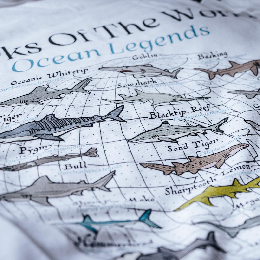 Sharks of the World Ocean Legends Tshirt | Retro 90s Oceancore Style ...