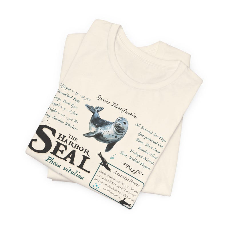 Harbor Seal© T-shirt | Retro Wildlife Collection | Vintage 90s Y2K ...