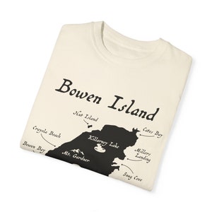 Bowen Island T-shirt | Retro British Columbia Canada Souvenir Tshirt ...