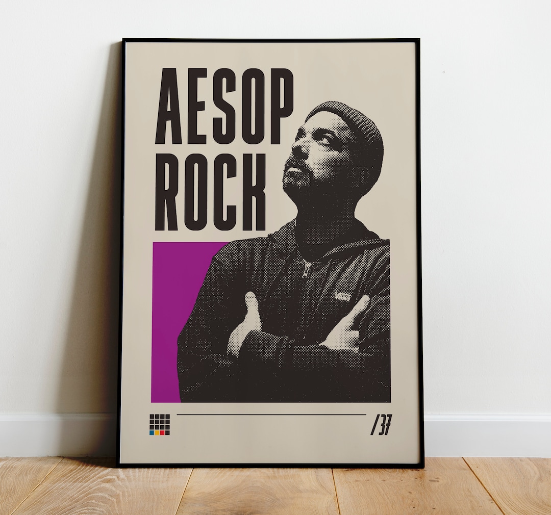 Aesop Rock Poster Museum-quality Hip-hop Art Print Iconic - Etsy