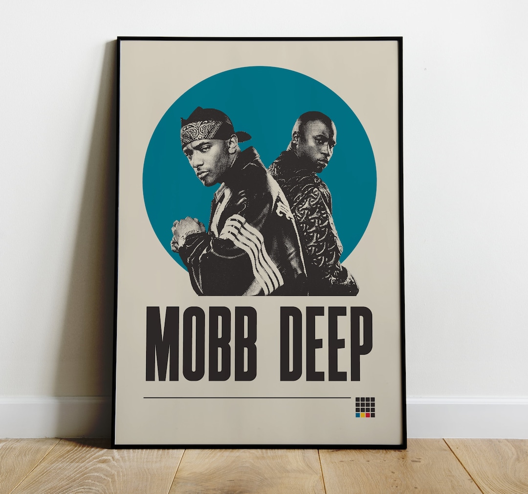 Mobb Deep Poster, Queensbridge Hip Hop Artwork, Prodigy & Havoc Print ...