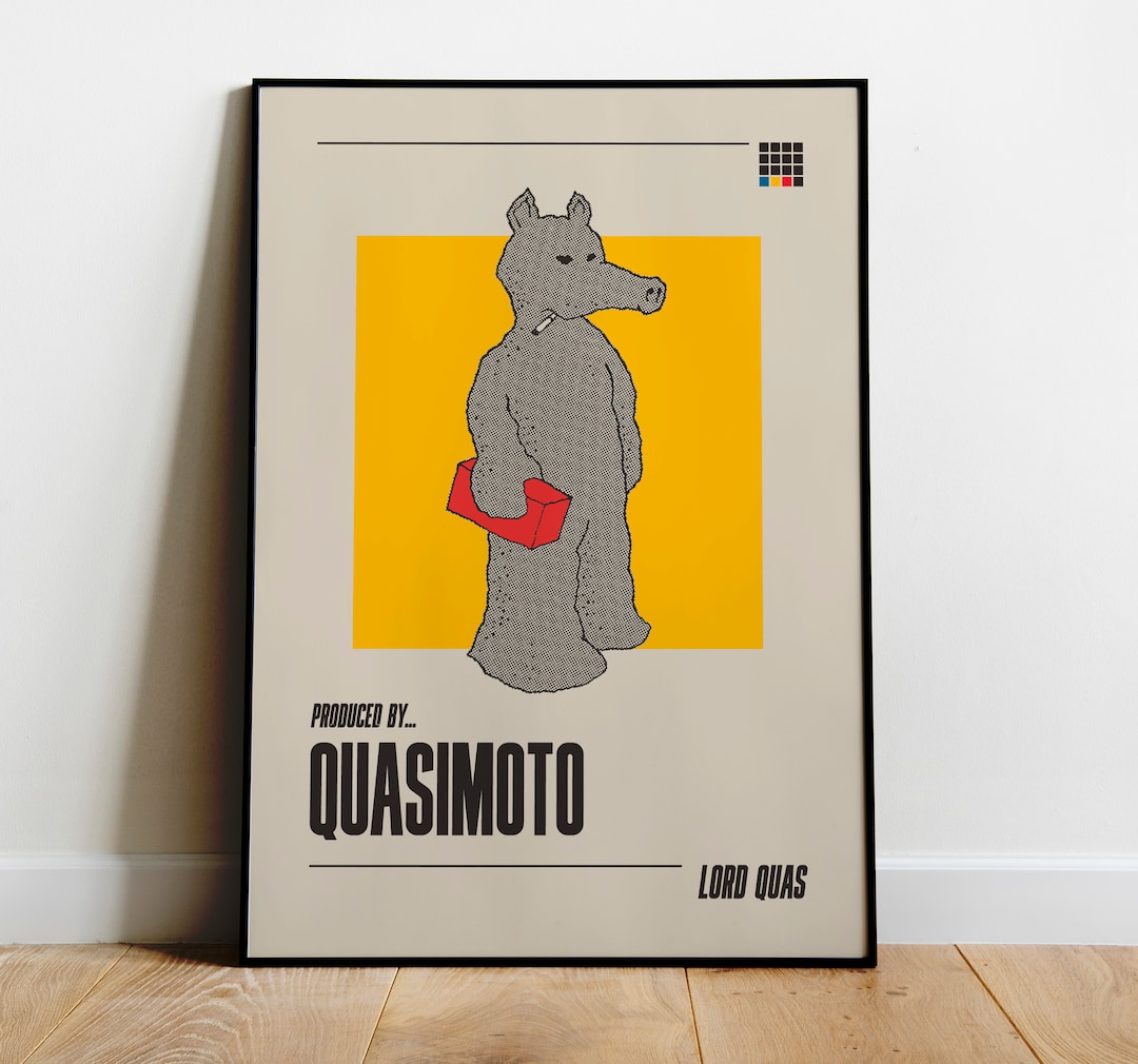 Quasimoto Poster Madlib's Alter Ego Wall Art Quas Home - Etsy