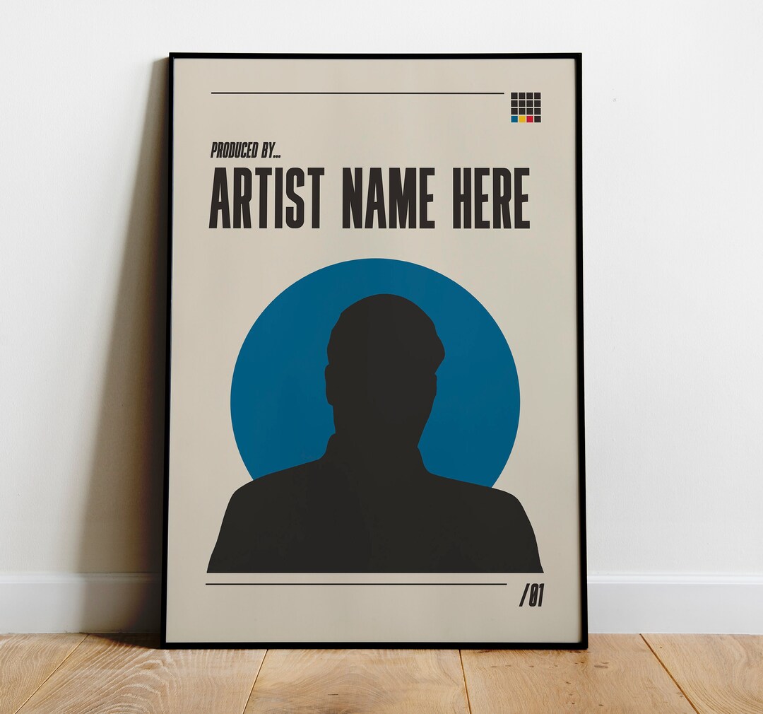 Custom Producer Poster Music Production Studio Decor - Etsy
