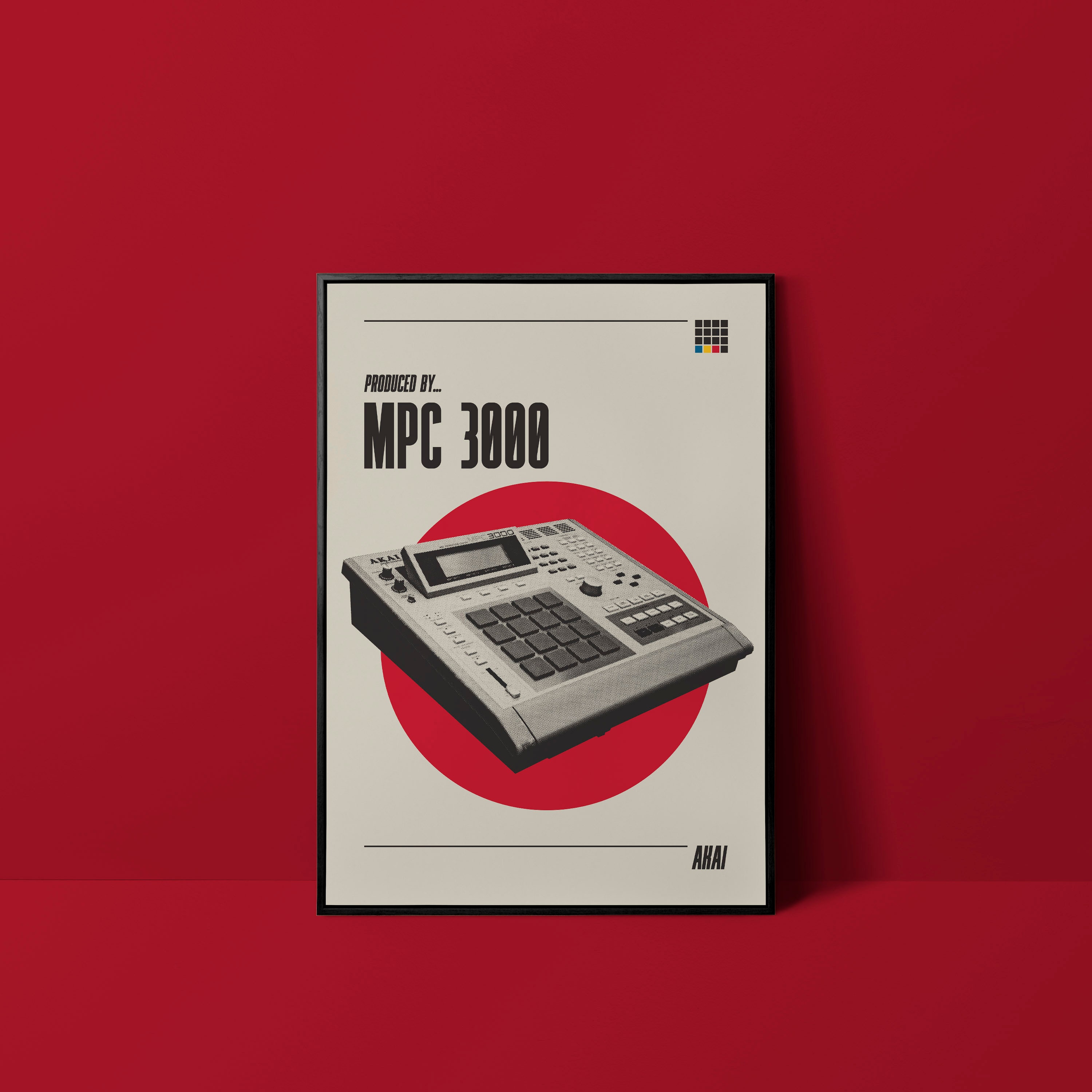 MPC 3000 Poster, Hip Hop Wall Art, Akai Artwork, Hip Hop Producer Gift ...
