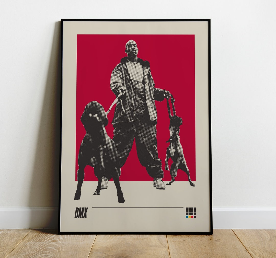 Poster of DMX, Ruff Ryders Artwork, X Tribute Print, Iconic Hip Hop ...